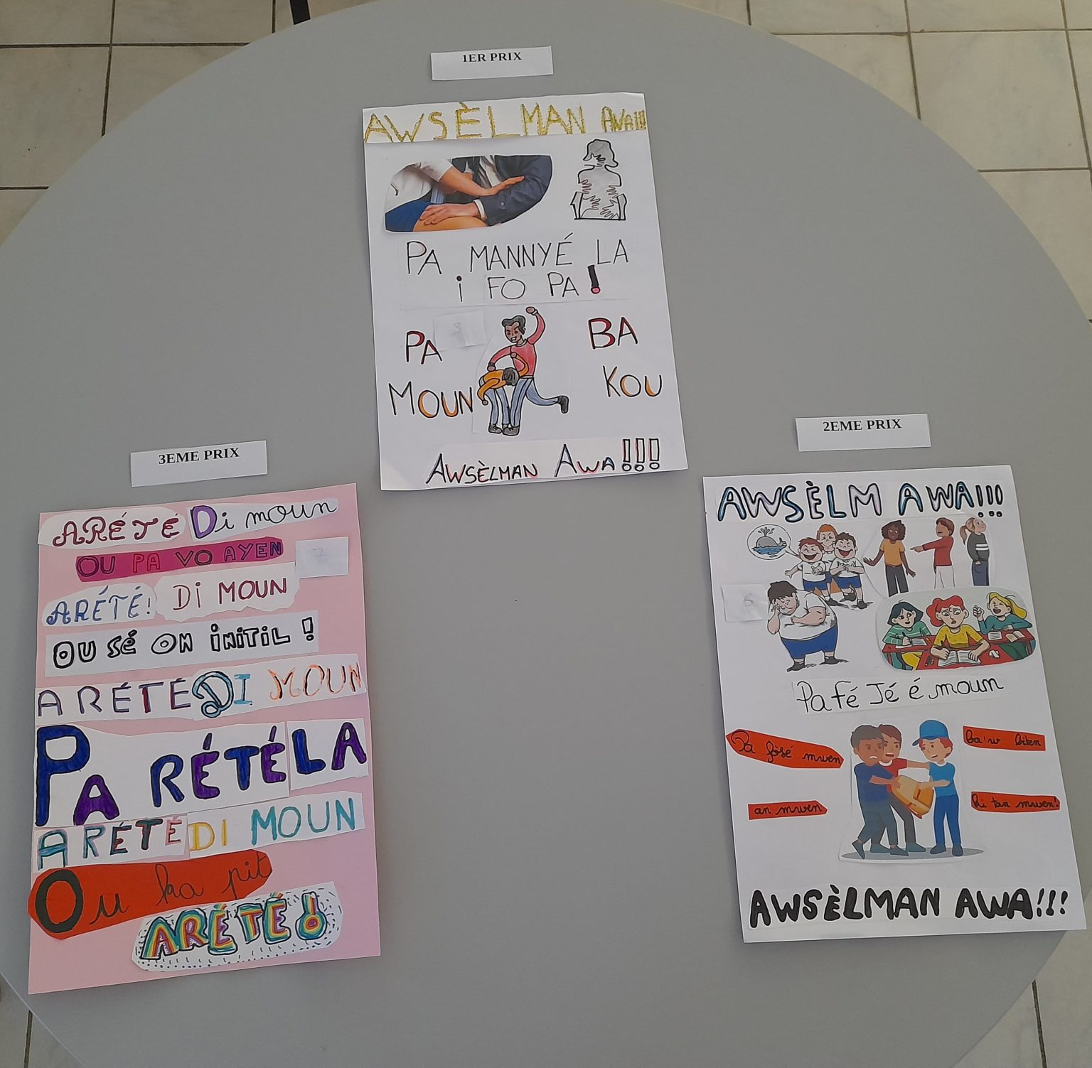 De très belles affiches pour dire NON au harcèlement – Collège Florette ...